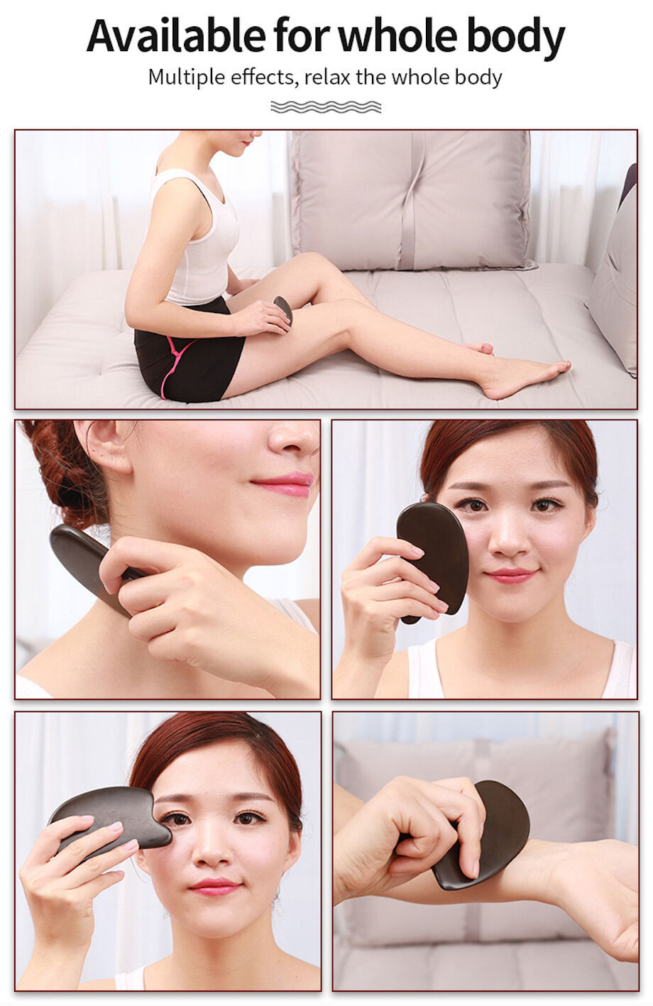Buy Wholesale China Made From Natural Stone Material Body Gua Sha Stone Massage Provides A