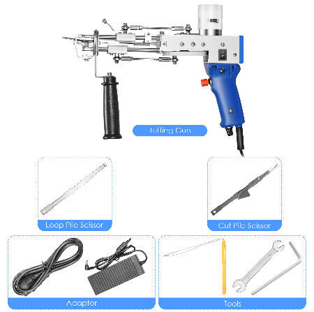 Buy Wholesale China Rug Tufting Gun 2 In 1 Cut Pile Loop Pile Rug ...