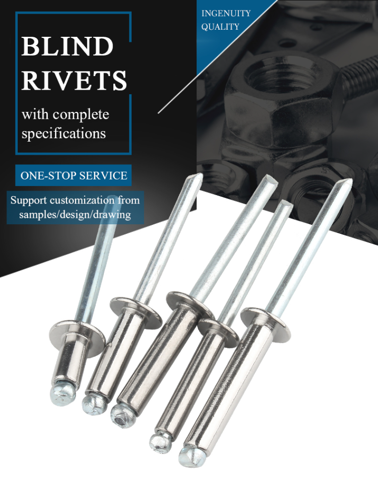 Buy Wholesale China Picus White Aluminum Steel Open Csk Unigrip Type ...