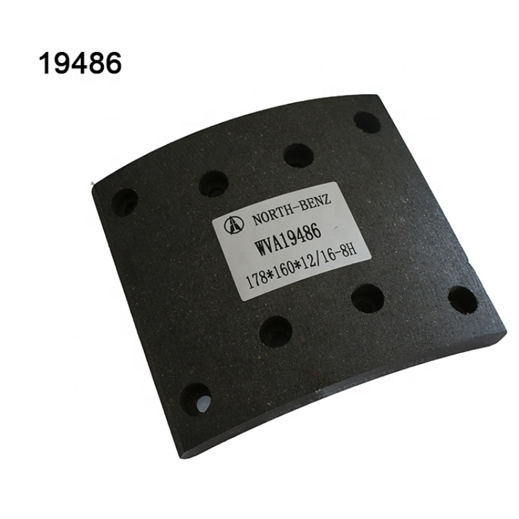 Asbestos Free Truck Brake Spare Parts Brake Lining Wva 19094 19037 ...