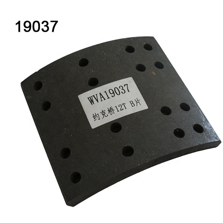 Asbestos Free Truck Brake Spare Parts Brake Lining Wva 19094 19037 ...