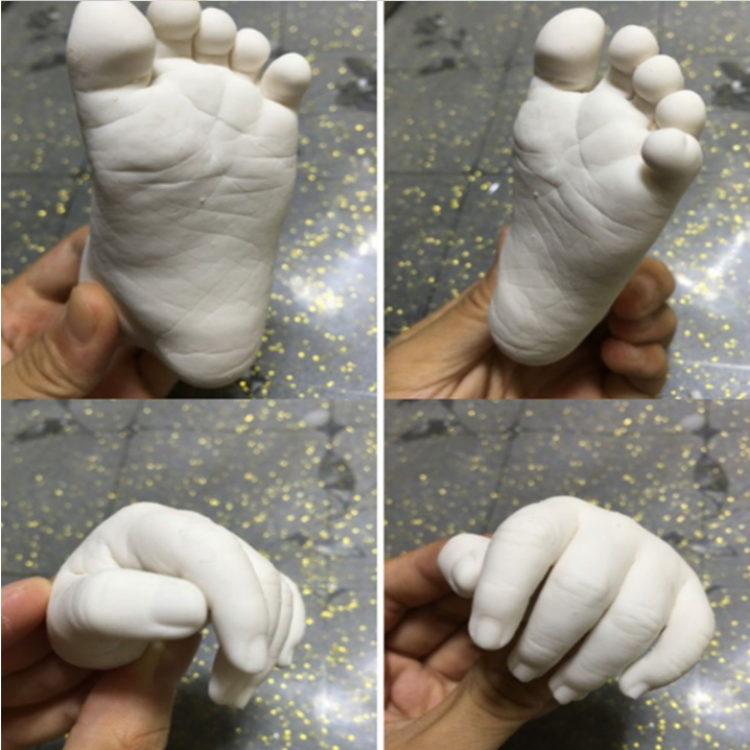 Custom 3d Handmade Diy Baby Hand Mold Casting Kit Clone Powder Oem ...