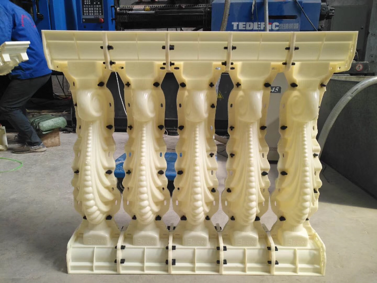 Abs Plastic Concrete Balustrade Baluster Molds For House Balcony ...