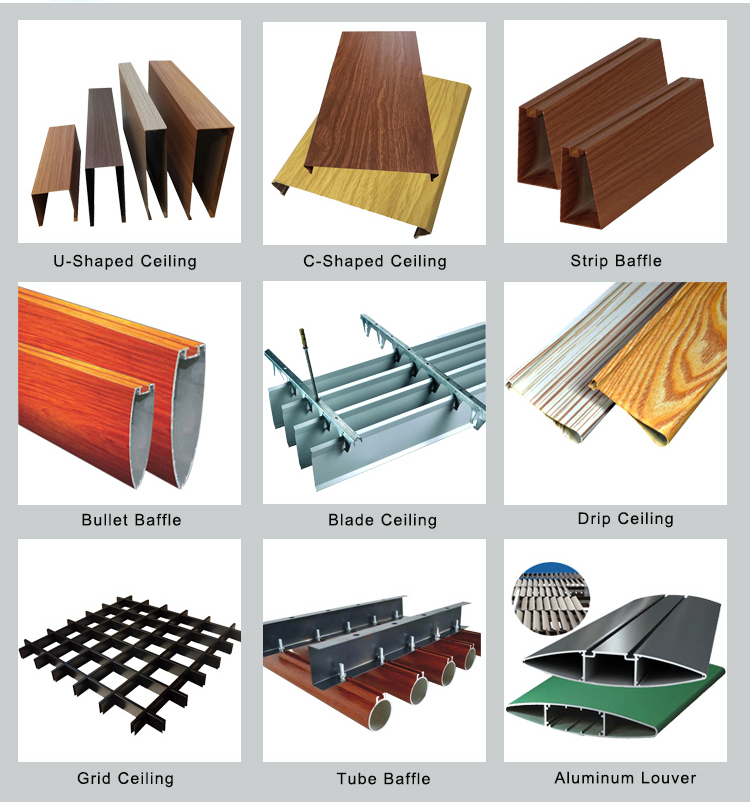 Decorative Suspended System Metal Open Cell Ceiling Aluminum Ceiling ...