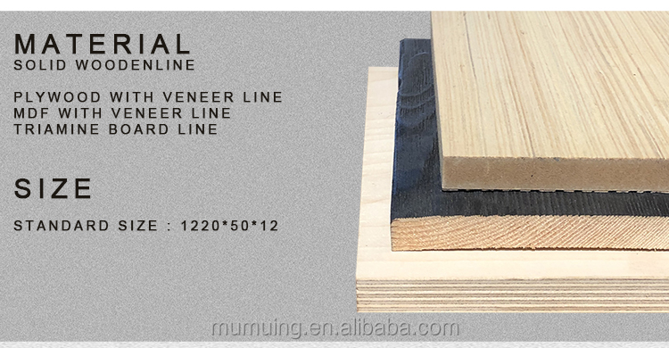 Mumu Wholesale Wood Grain Facade Slotted Batten Easy Clean Interior ...