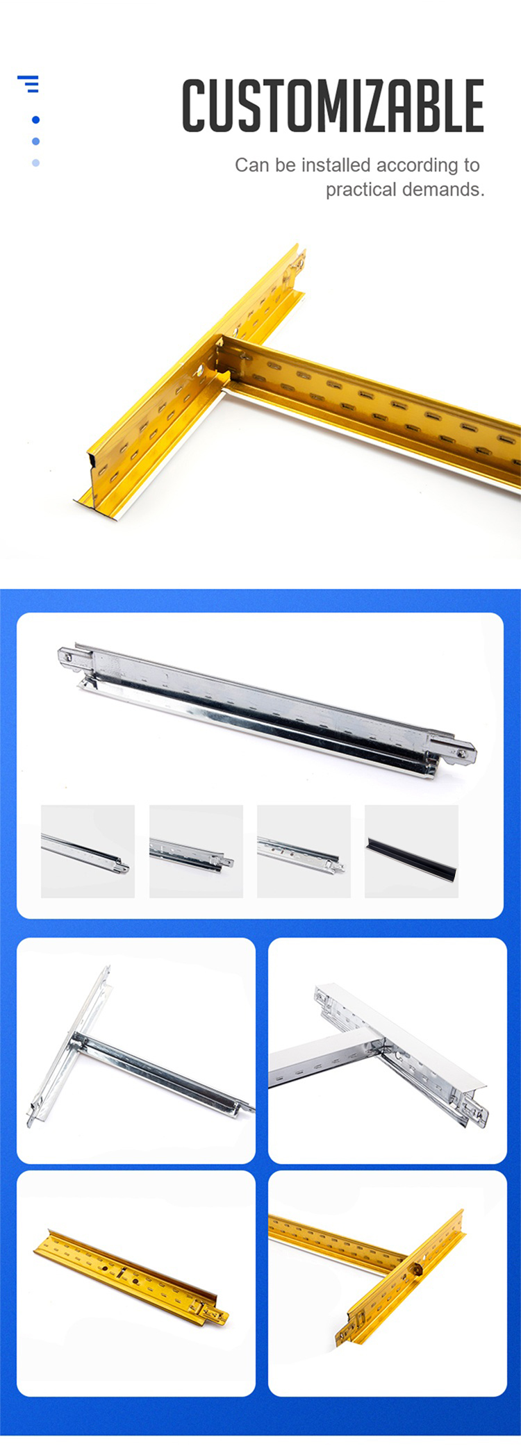 Buy Wholesale China Decorative Metal Drywall Ceiling Suspension System