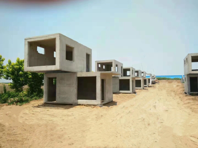 Precast Concrete Wall Panel Modular House Machine Concrete Modular ...