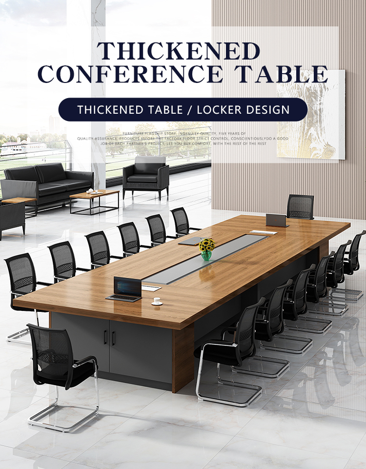 Hyz01 Office Furniture Desk 20 Person Office Meeting Room Conference ...