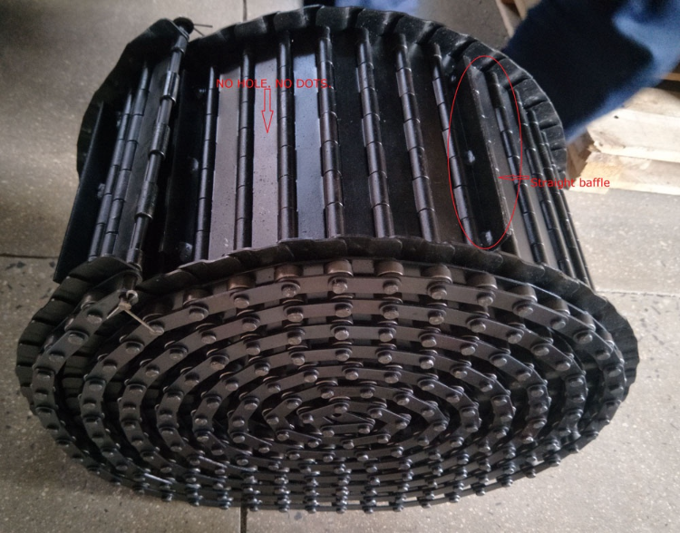 Curved Plate Conveyor Chain Industrial Conveyor Chain 40B - 1.5M ...