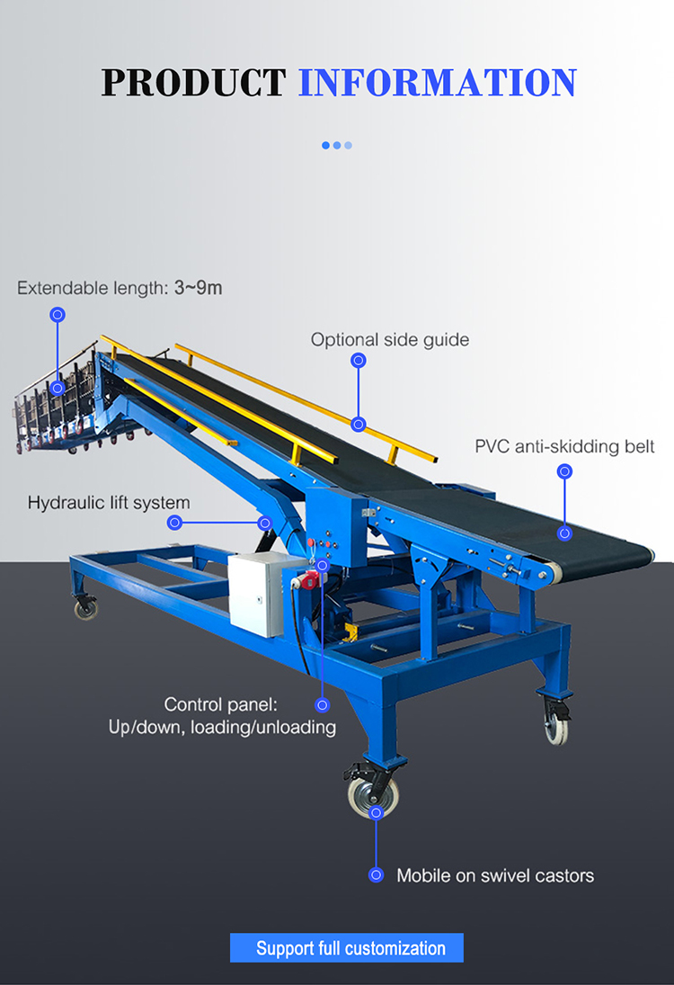 Good Price Roller Bearing Belt Machine Loading Conveyor For Loading Unloading, Conveyor Belt ...