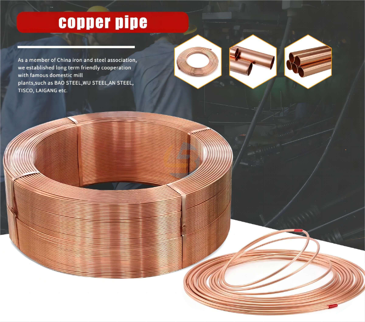 Buy Wholesale China Refrigeration Copper Tube 1/4" 1/2" Copper Pipe For Air Conditioner And ...