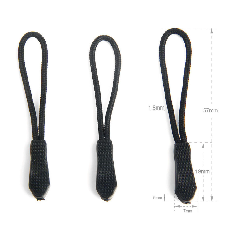 Wholesale Top Seller String Cord Colorful Bag Zip Head Slider Pvc ...