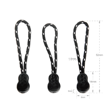 Wholesale Top Seller String Cord Colorful Bag Zip Head Slider Pvc ...