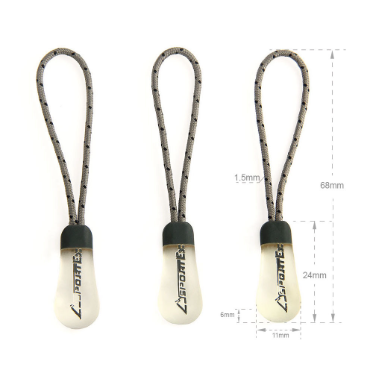 Wholesale Top Seller String Cord Colorful Bag Zip Head Slider Pvc ...