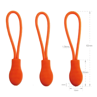 Wholesale Top Seller String Cord Colorful Bag Zip Head Slider Pvc ...