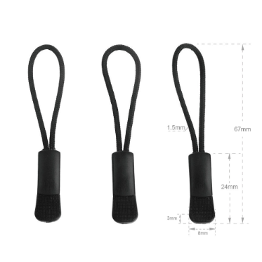 Wholesale Top Seller String Cord Colorful Bag Zip Head Slider Pvc ...