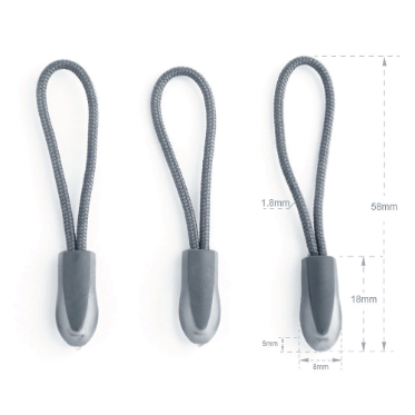 Wholesale Top Seller String Cord Colorful Bag Zip Head Slider Pvc ...