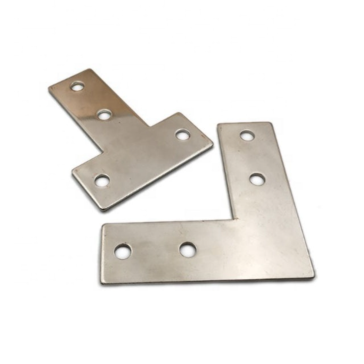 Metal Angle Plate Corner Brace Flat T Shape Repair Bracket For 20/30/40 ...