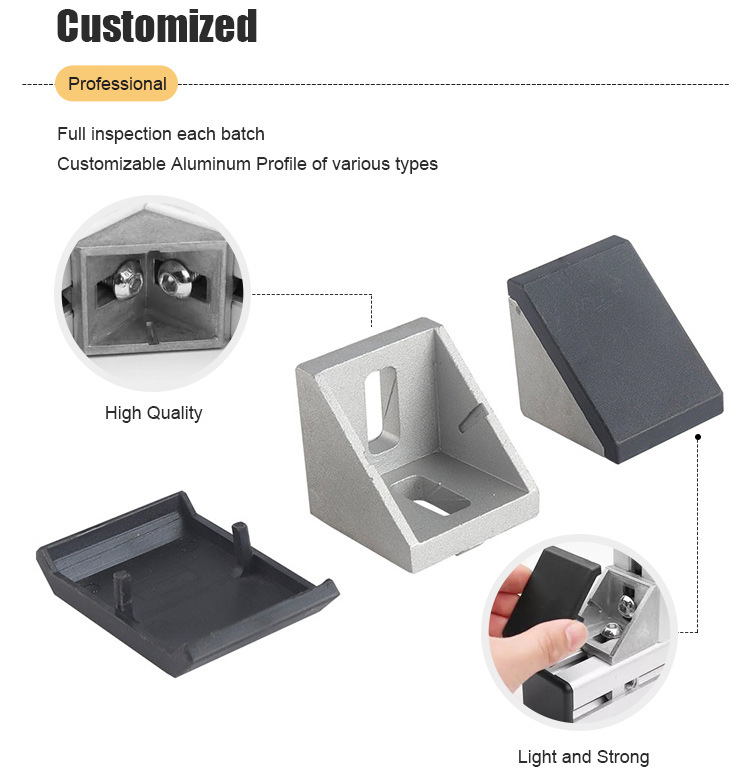 Buy China Wholesale Aluminum L Shape Brace Corner Joint Right Angle ...