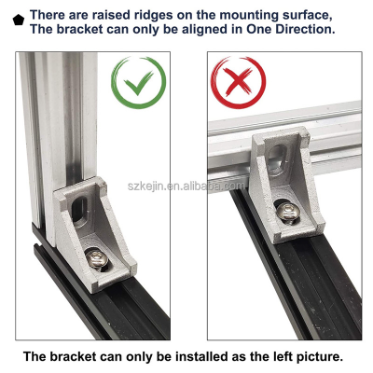 Buy China Wholesale Aluminum L Shape Brace Corner Joint Right Angle ...