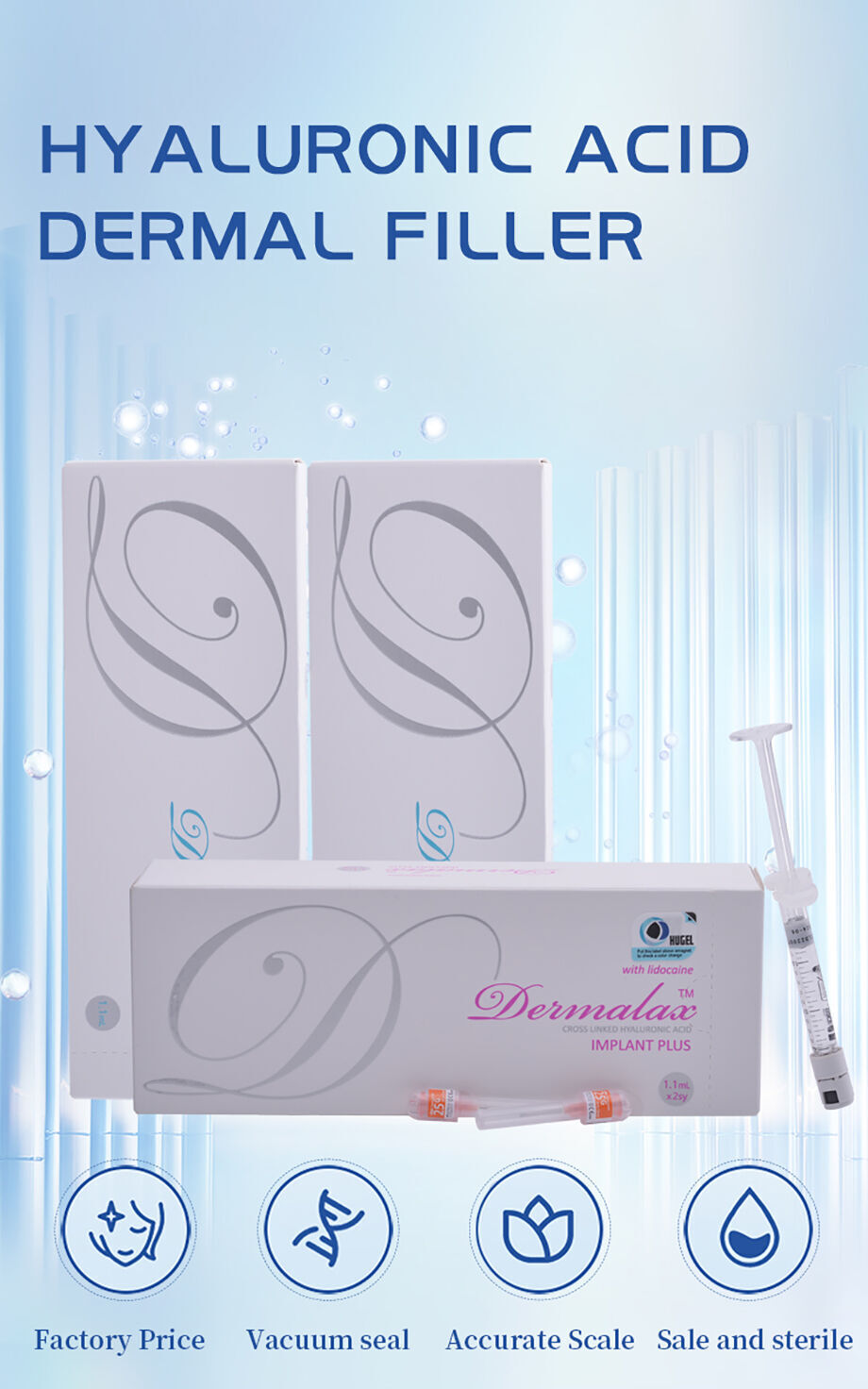 Buy Wholesale China Safe Anti-wrinkle Dermalaxx Fillers Ha Derma Deep ...