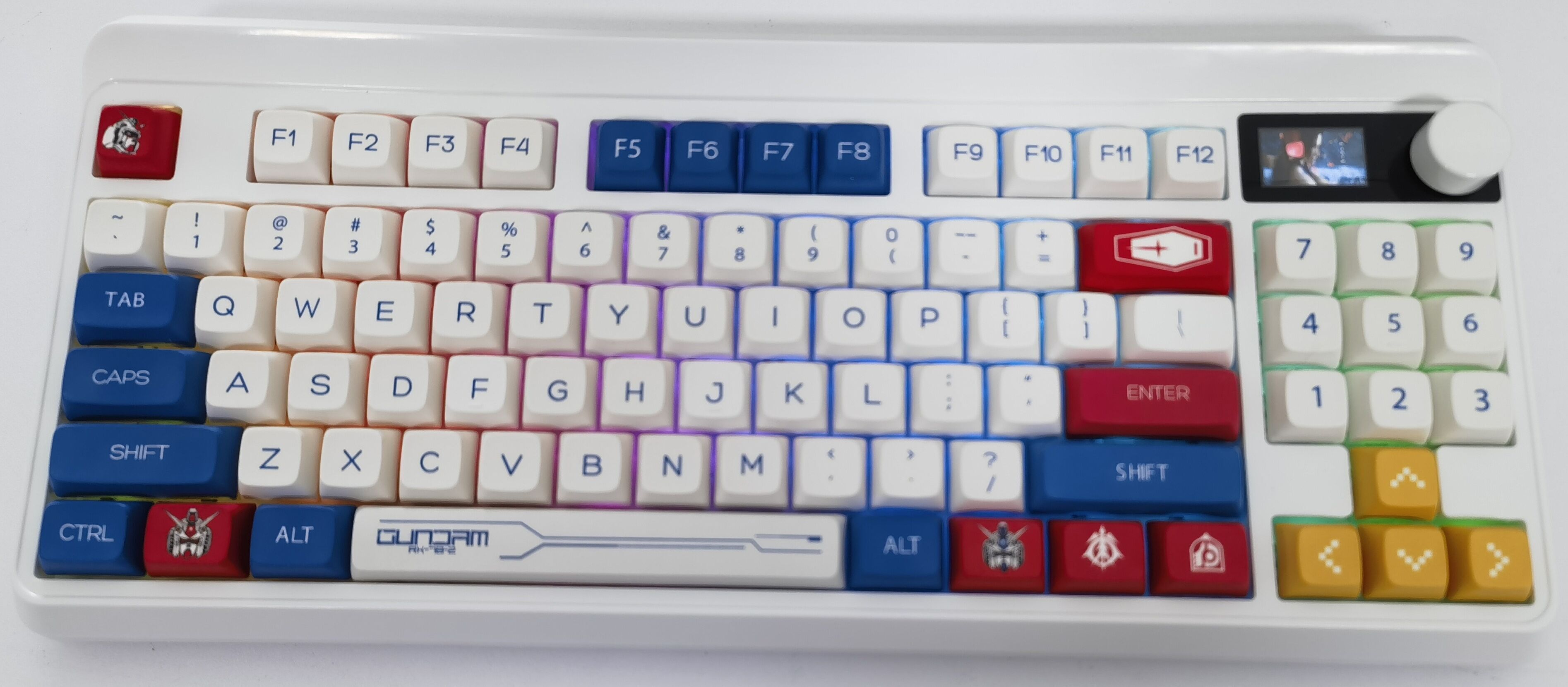 Chinese Suppliers Rgb Backlit 2.4g+bt+wired Custom Mechanical Gaming ...