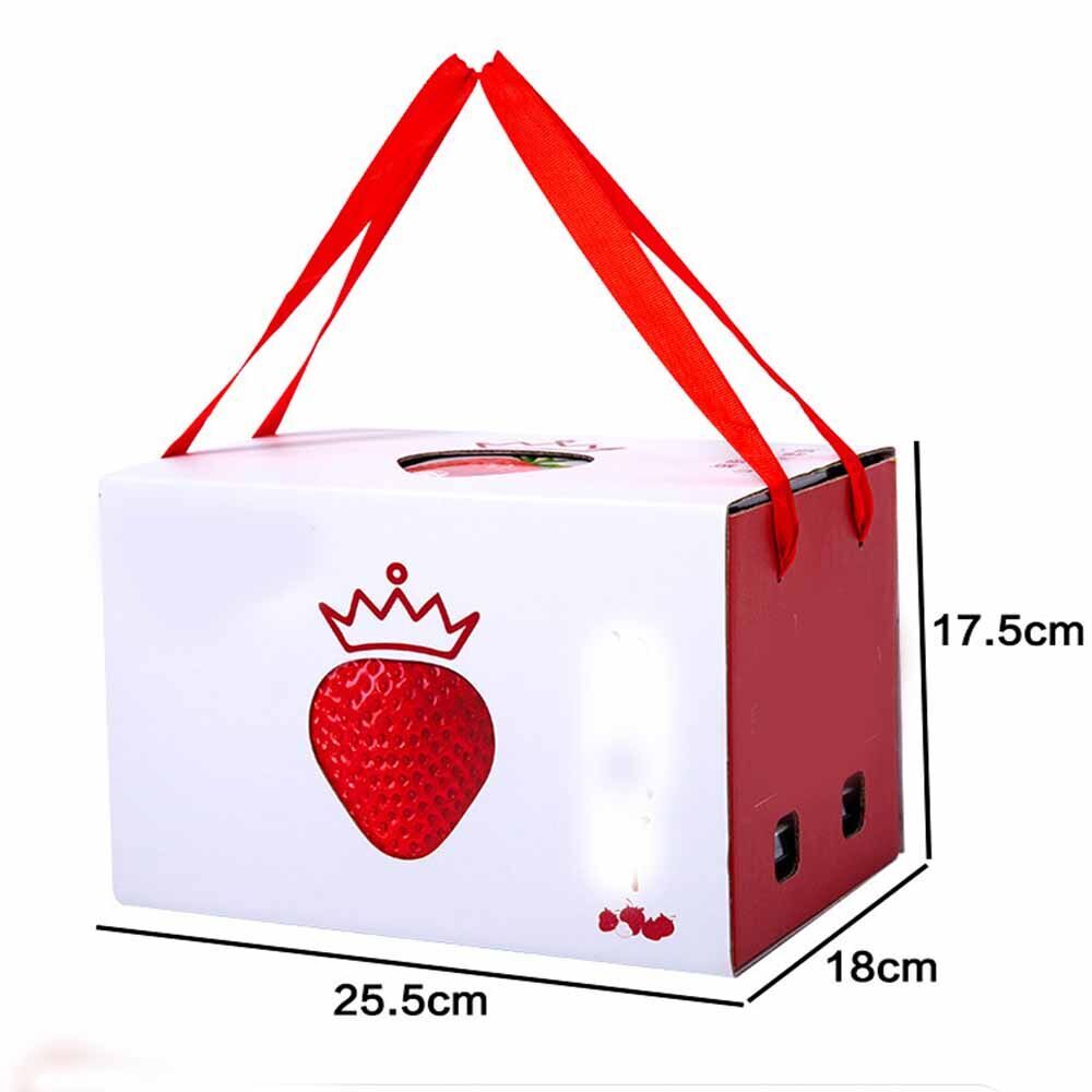 Custom Strawberry Paper Empty High-grade Milk Strawberry Handmade Gift ...