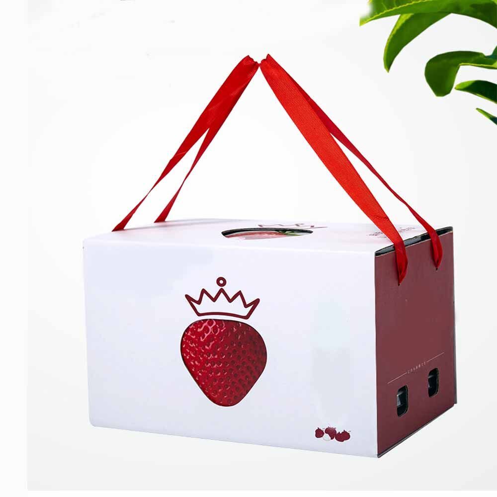 Custom Strawberry Paper Empty High-grade Milk Strawberry Handmade Gift ...