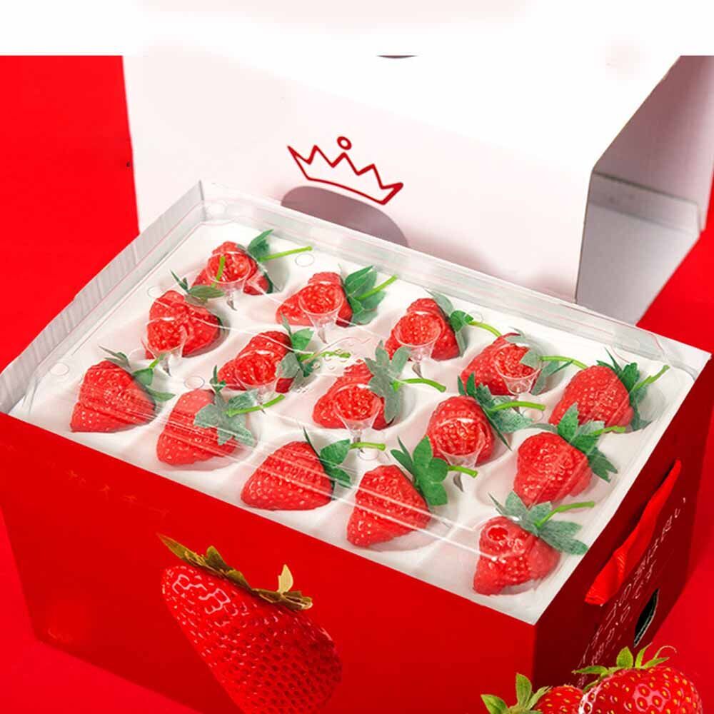 Custom Strawberry Paper Empty High-grade Milk Strawberry Handmade Gift ...