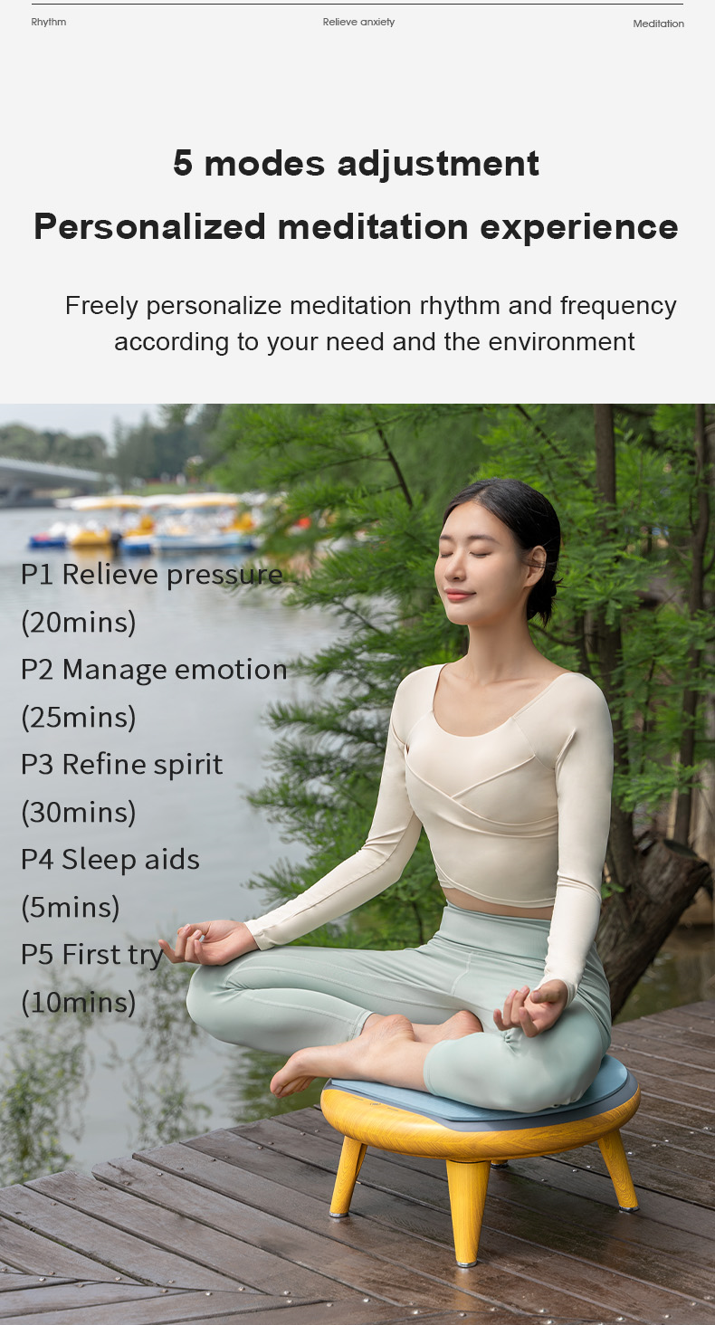 High-tech Smart Meditation Cushion Meditation Floor Chair With High ...