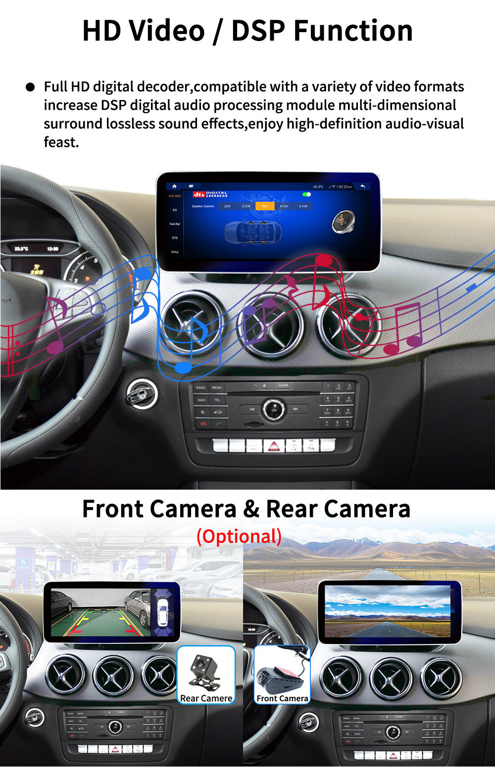 Buy Wholesale China Autoradio For Mercedes Benz Glc C V Class 2016-2020 ...