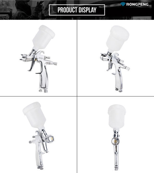 High Quality Pneumatic Spray Gun Rongpeng R100 125cc Pe Cup Small Paint ...