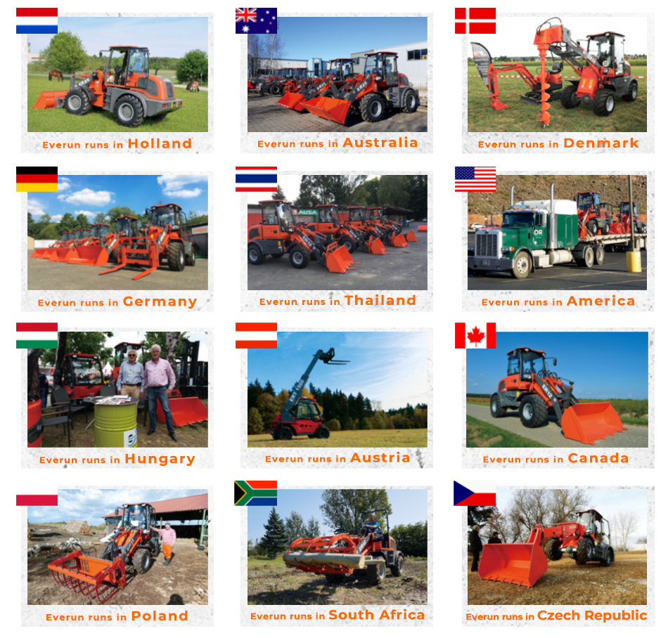 Buy Wholesale China Everun Er412t Articulated Compact Farm Construction ...
