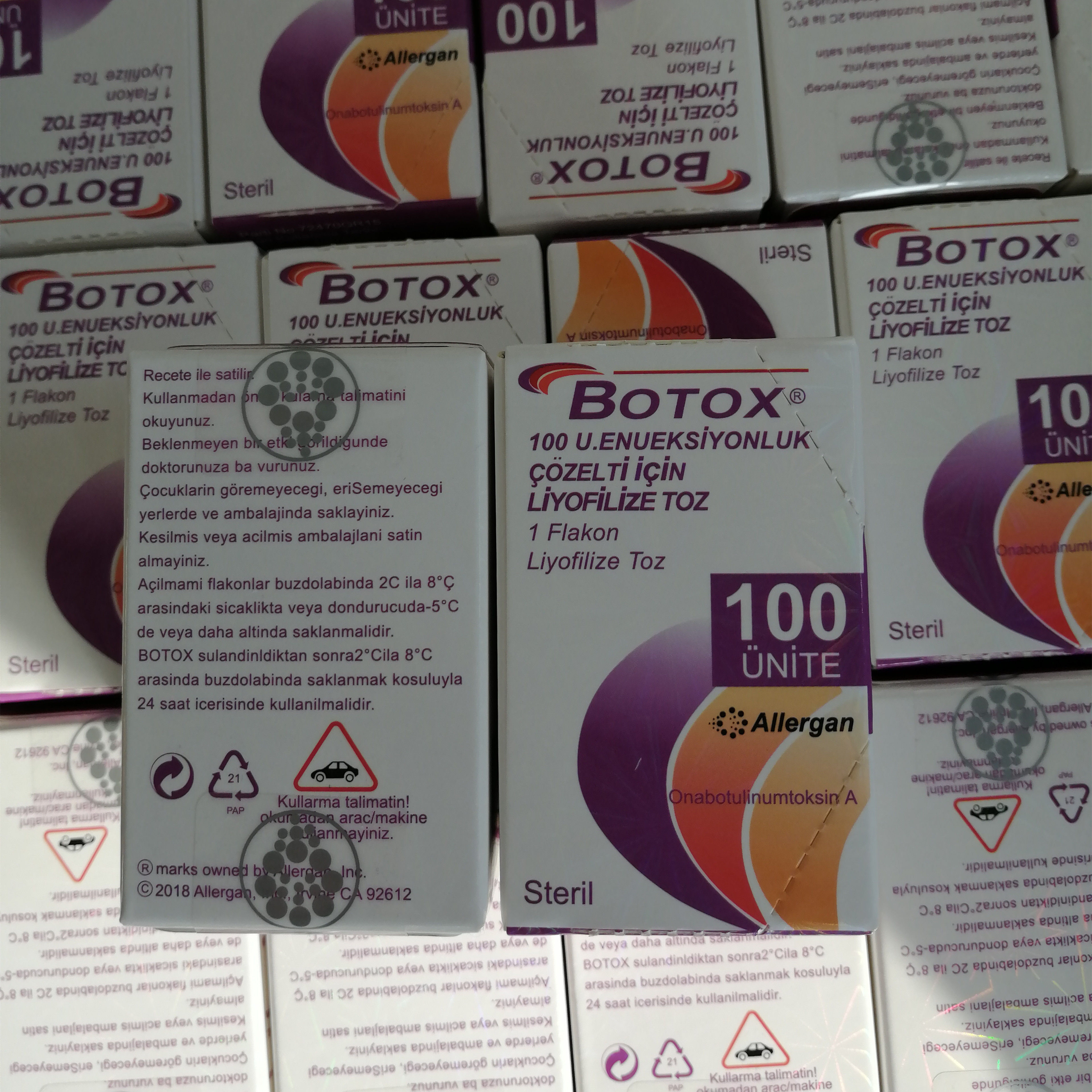 Buy Wholesale China Allergan Botoxs 100ui Type A For Forehead Line ...