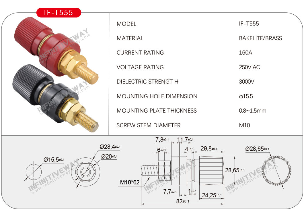 Buy Wholesale China Battery Wiring Bolt M5 M6 M8 M10 Power Terminal ...
