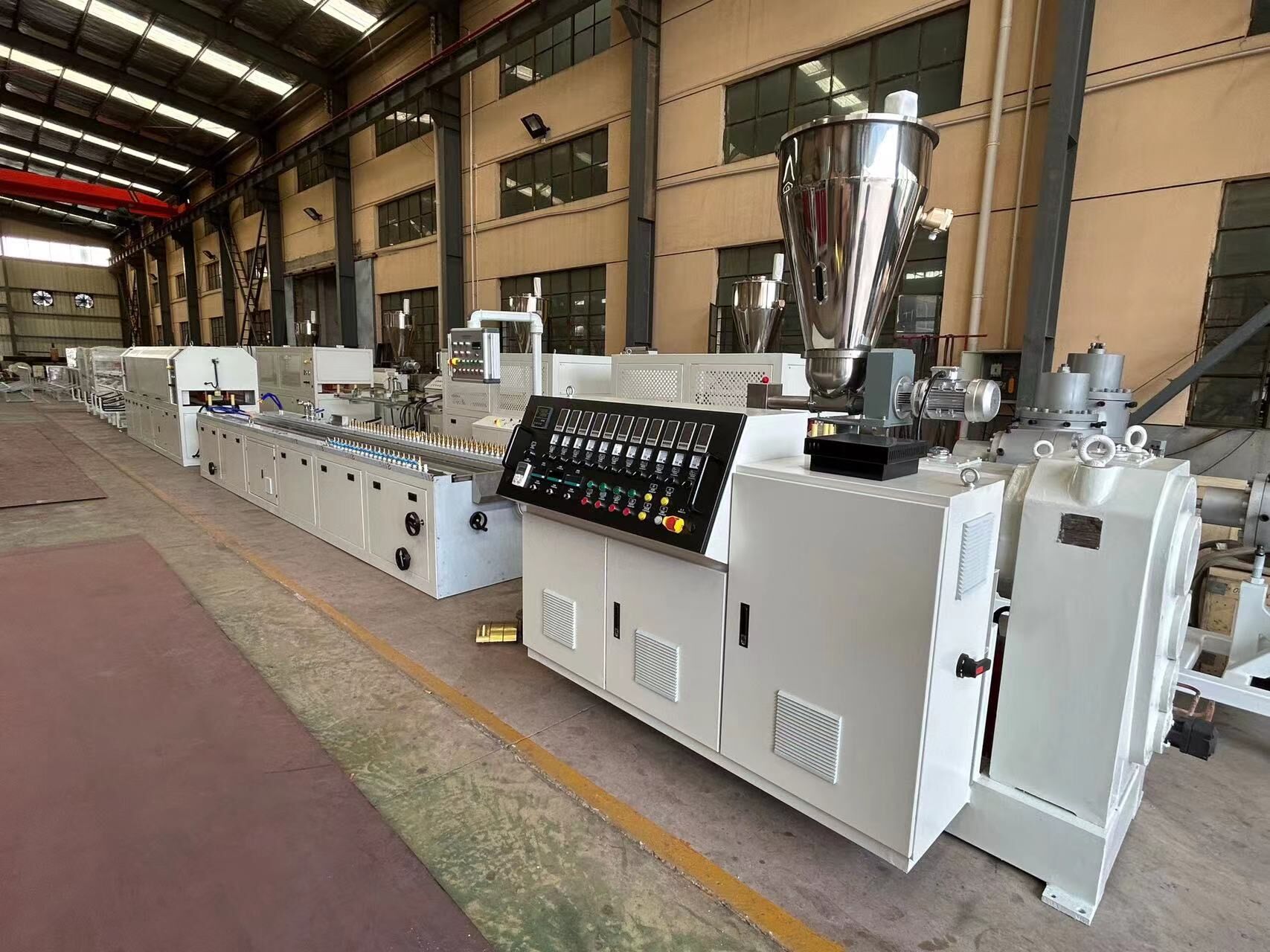 Buy Wholesale China Pvc Profile Extrusion Line & Pvc Profile Extruder ...