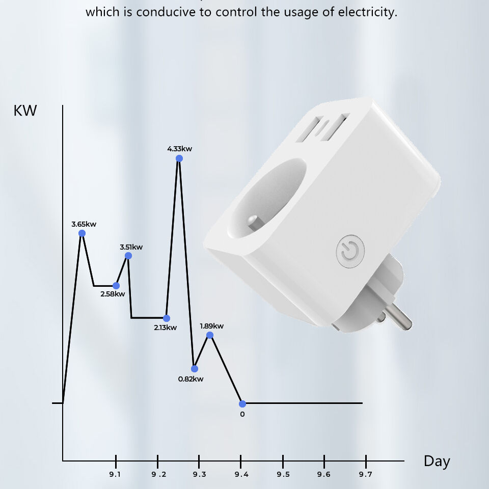 New Ce,red,rohs Schuko Dual Tuya Matter Smart Power Sockets $6.19 ...