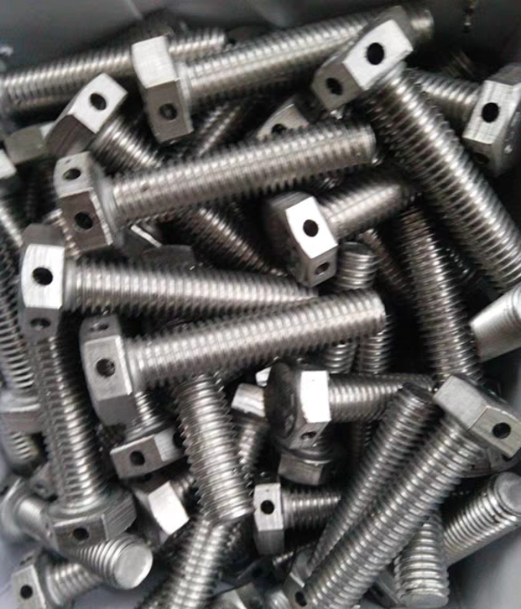 Factory Price Hex Bolt With Hole For Cotter Pin In The Middle Head Or ...