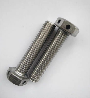 Factory Price Hex Bolt With Hole For Cotter Pin In The Middle Head Or ...