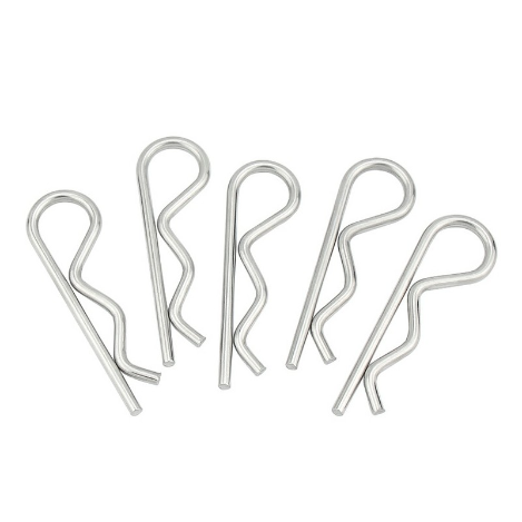 Stainless Steel Heavy Duty R Clips Pins Spring Retaining Wire Hair Pins ...