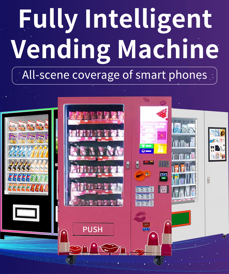 Mini Vending Machine For Condoms Outdoor Customized Vending Machine With Touch Screen Displaying ...