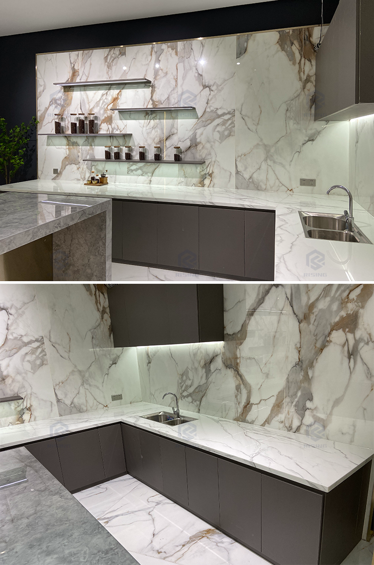 Wholesale Factory Price Calacatta White Kitchen Island Countertop ...