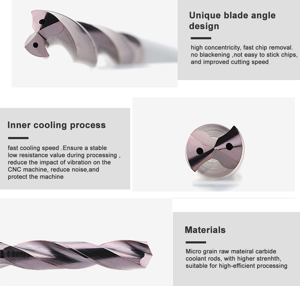 3-20mm Drilling Carbide Spiral Groove 2flute Tungsten Carbide Drill ...