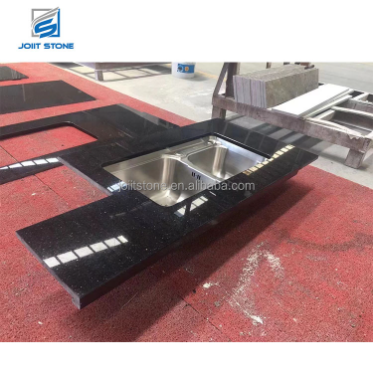 Bulk Buy China Wholesale Black Granite Kitchen Countertops With ...