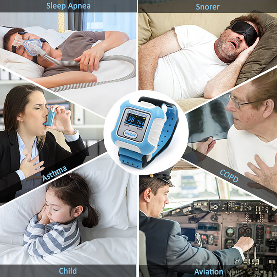Precise Telemedicine Bluetooth Wrist Spo2 Pulse Oximeter Sleep Study ...