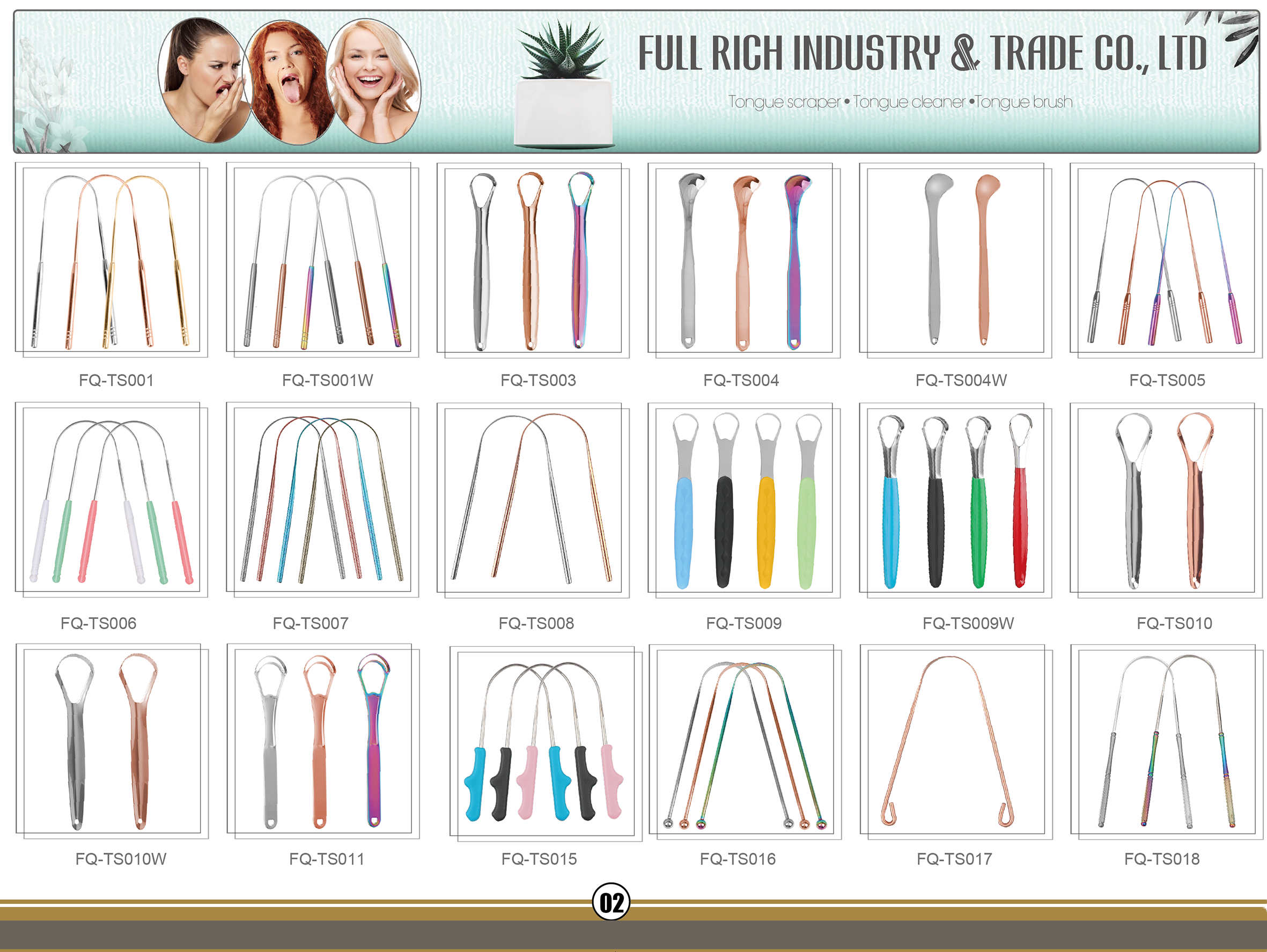 Buy Wholesale China Double Layer Double Effect Tongue Cleaner ...