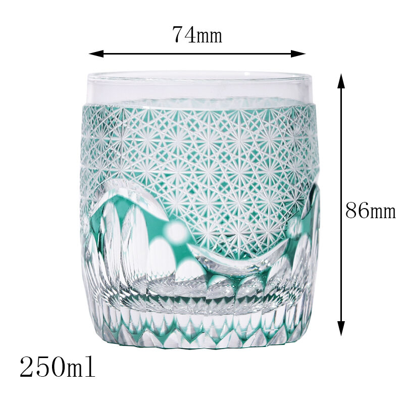 Premium Bespoke Best Price Hand Cut To Clear Glass Whisky Dinking Glass ...