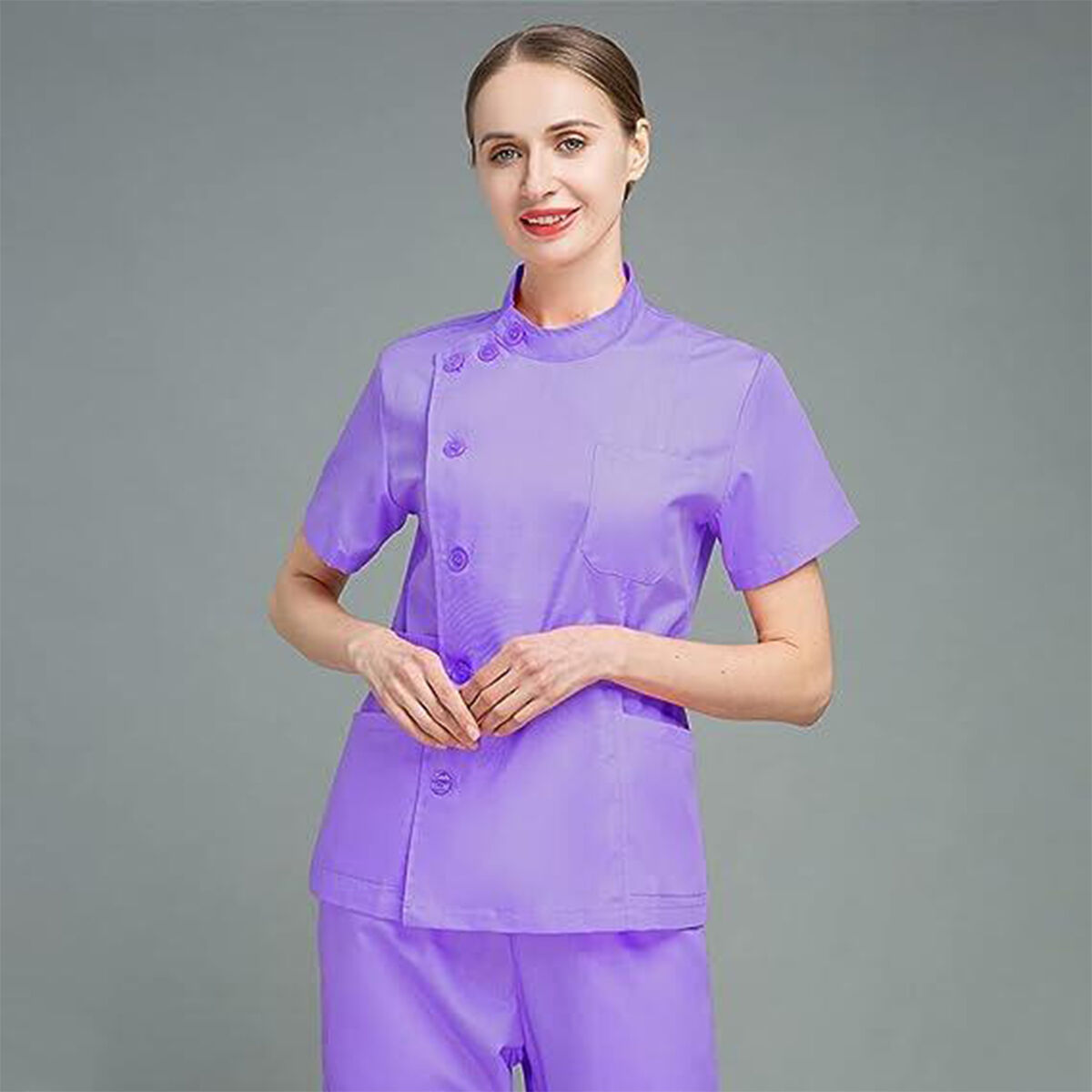 Oem Cynolux Nurse Uniforms Set Women For Short Sleeve Tops & Pant ...