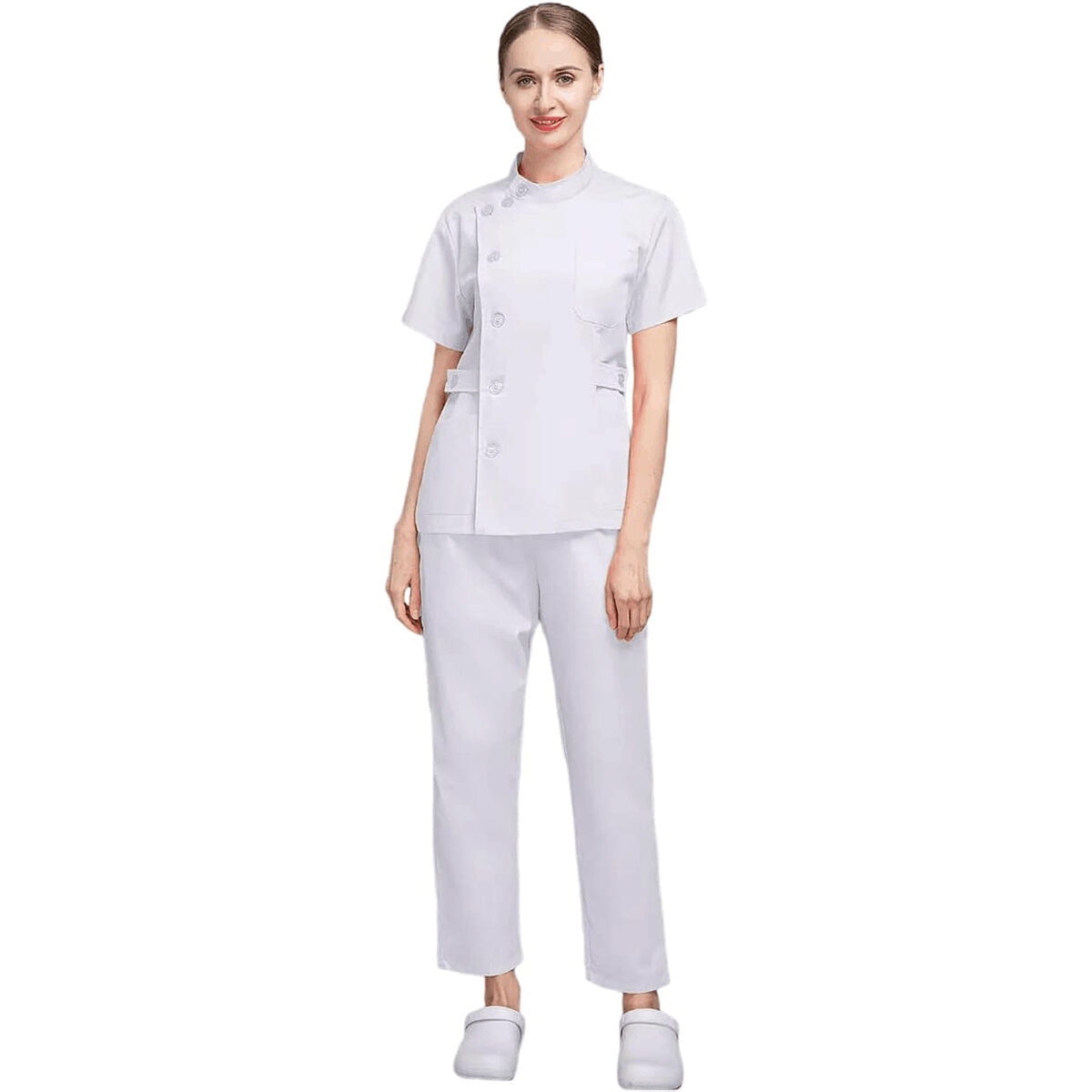 Oem Cynolux Nurse Uniforms Set Women For Short Sleeve Tops & Pant ...