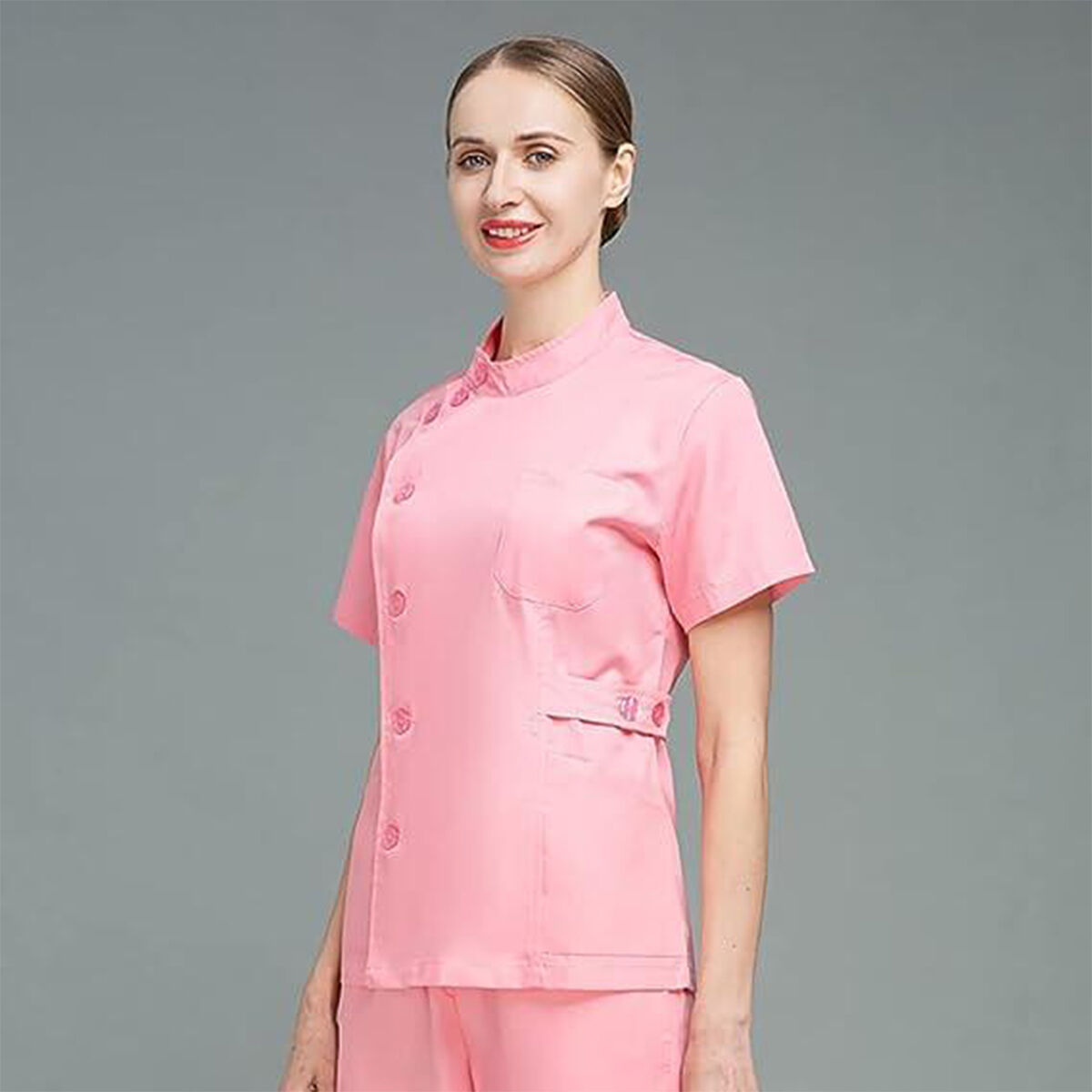 Oem Cynolux Nurse Uniforms Set Women For Short Sleeve Tops & Pant ...